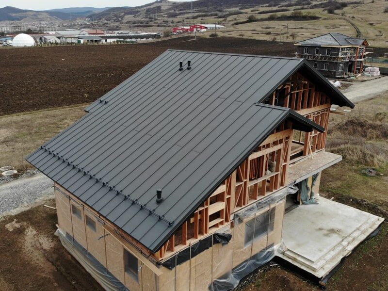 Constructie Acoperis Cluj Din Tabla Click (tabla Faltuita)