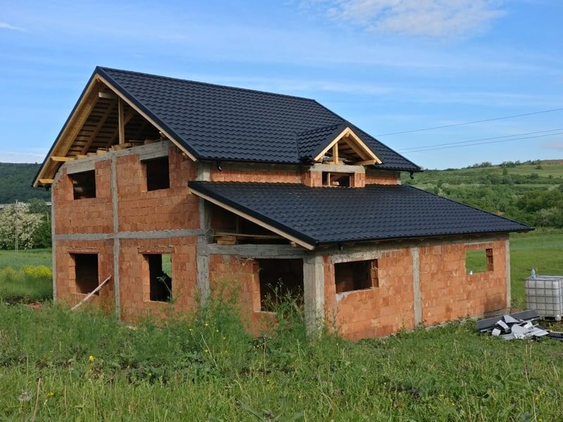 Constructie Acoperis Casa Din Tigla Metalica Modulara Str.Voronet, Cluj